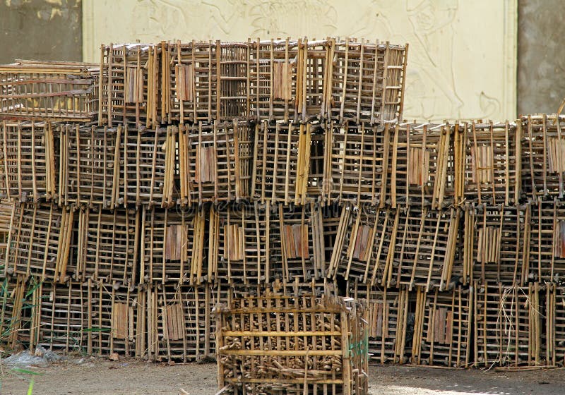 Wooden containers stock photo. Image of empty, traditional - 27841518