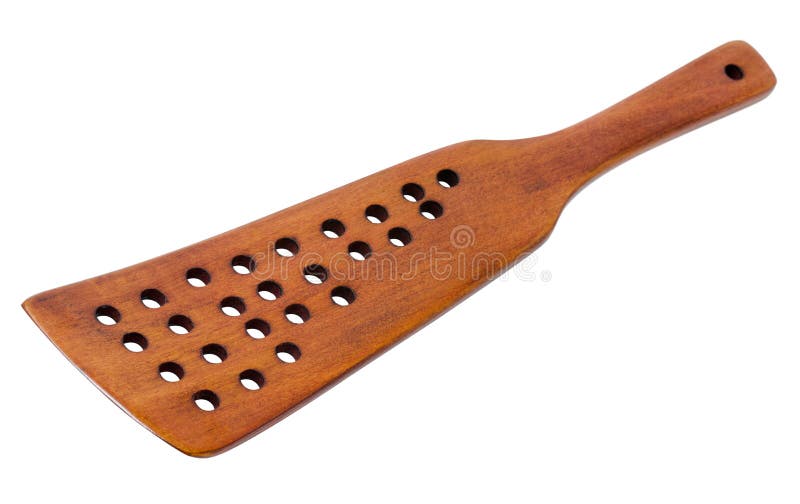 Wooden cooking shovel stock image. Image of brown, trapeziform - 21865649