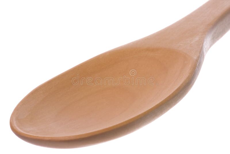 Wooden Cooking Spoon Isolated Stock Photo - Image of utensil, cooking ...