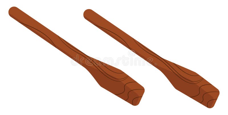 Wooden cooking stick, icon stock vector. Illustration of snack - 261384146
