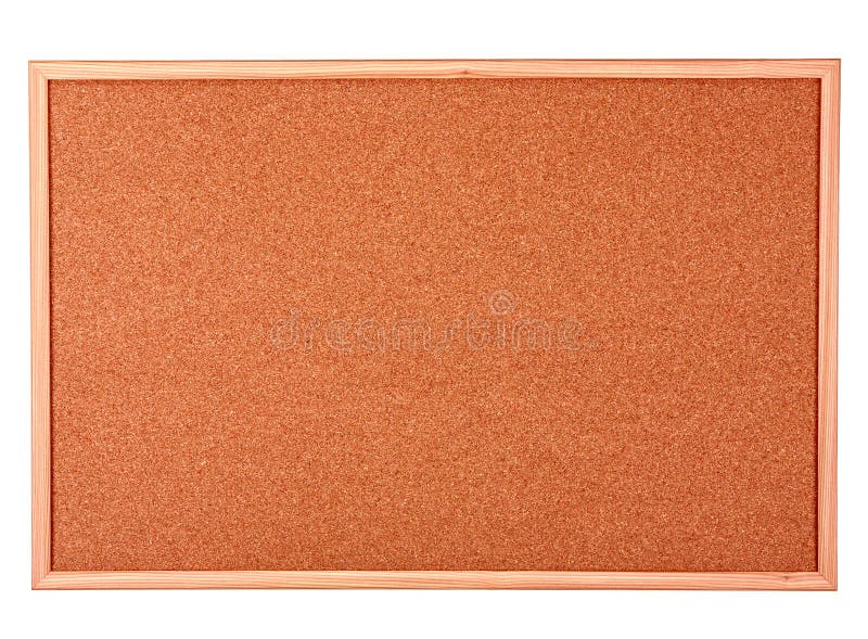 Wooden Cork Board Isolated stock photo. Image of office - 7663930