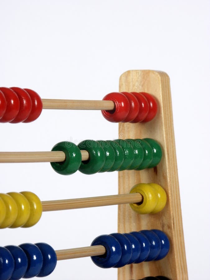 Wooden counting frame stock image. Image of mathematical - 12709143