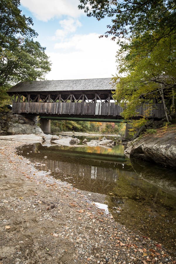 Wooden covered bridge stock photo. Image of wood, vintage - 64724212