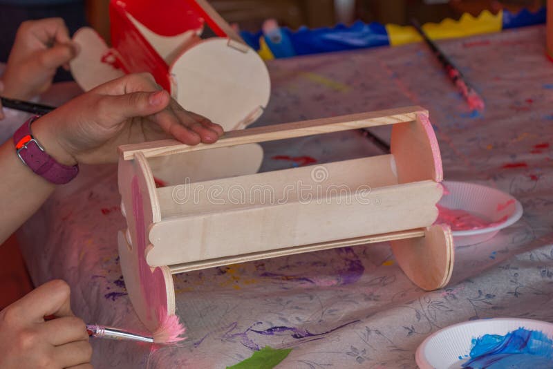 Wooden Cradle of Eastern Type Stock Image - Image of wooden, childhood ...