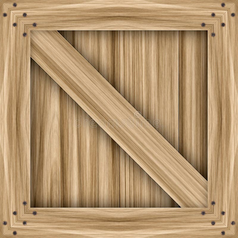 Wooden crate stock illustration. Illustration of export - 2700910