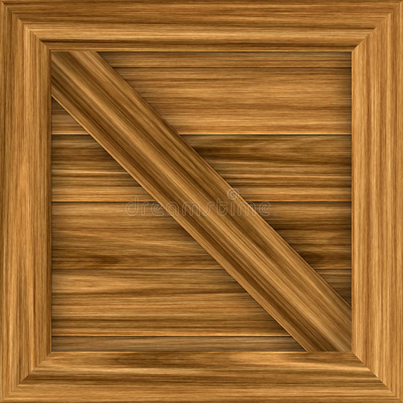 Wooden crate stock illustration. Illustration of export - 2700910