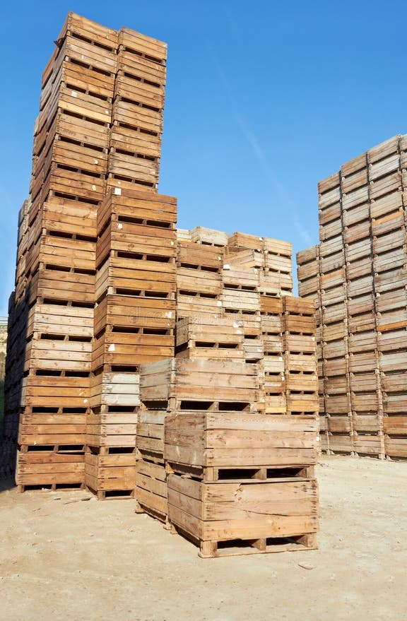 Wooden Crates stock image. Image of merchandise, receiving - 28514295