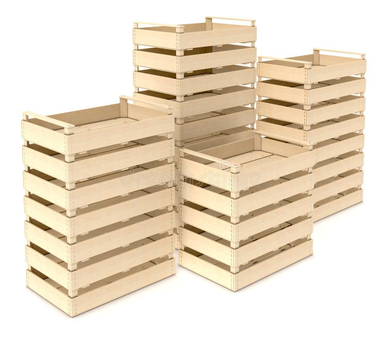 Wooden Crates Stack Stock Illustrations – 160 Wooden Crates Stack Stock ...