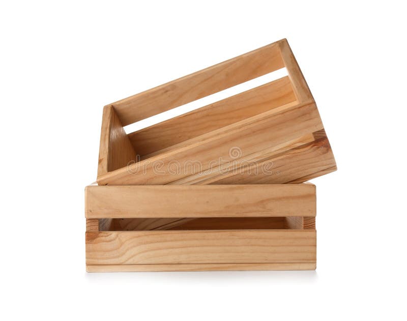 Wooden Crates on Background. Shipping Containers Stock Photo - Image of ...