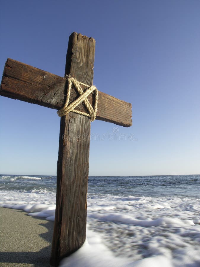 Wooden Cross stock photo. Image of scenic, faith, catholic - 1356442