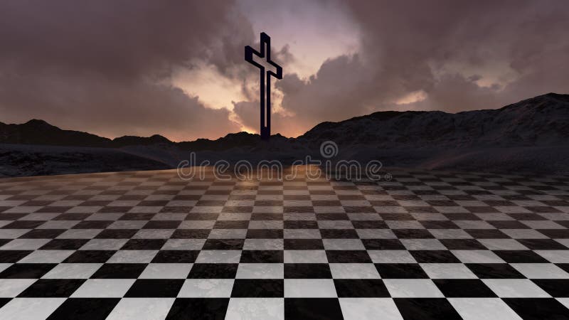 Wooden Cross Night Stock Illustrations – 1,194 Wooden Cross Night Stock ...