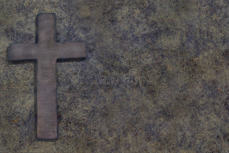 Wooden Cross on Wooden Board Stock Image - Image of spiritual ...