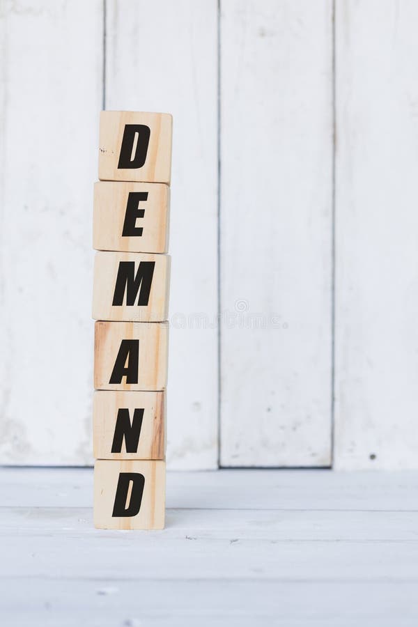 Wooden Cube, with with Word Content, on White Background Stock Photo ...