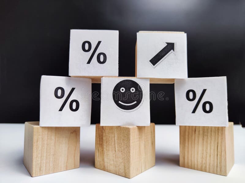 Wooden Cubes in a Column and a Row with White Signs with a Smiley Sign ... Wooden Cubes in a Column and a Row with White Signs with a Smiley Sign ...