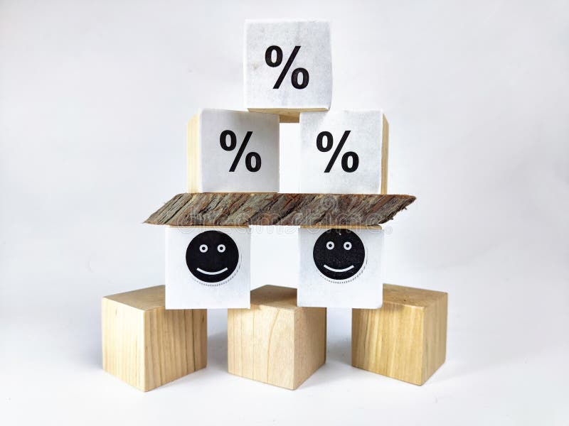 Wooden Cubes in a Column and a Row with White Signs with a Smiley Sign ... Wooden Cubes in a Column and a Row with White Signs with a Smiley Sign ...
