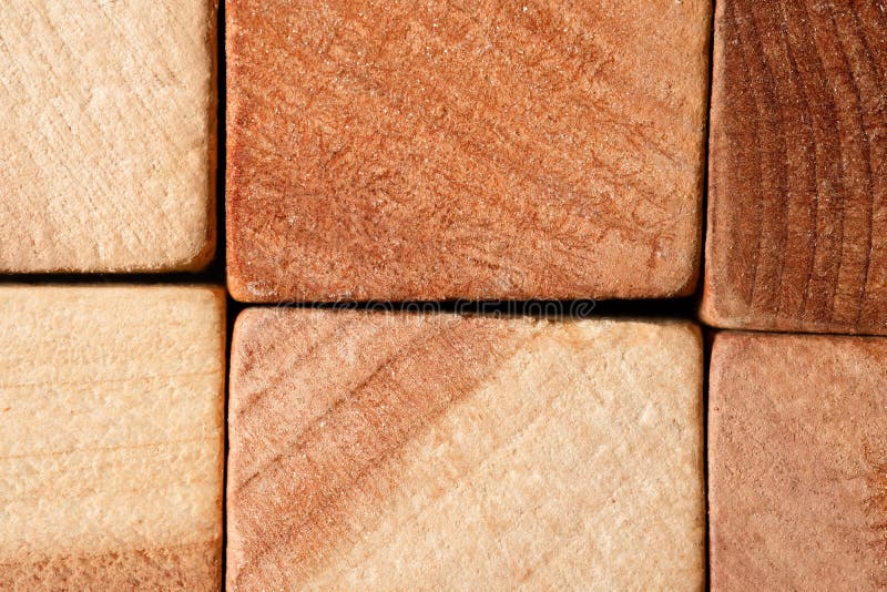 Wooden cubes macro texture stock image. Image of square - 266977243
