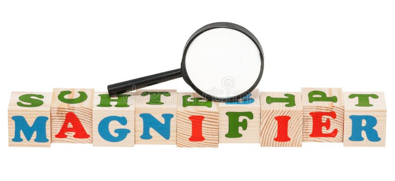 Magnifier and word debt stock image. Image of magnifying - 9618241