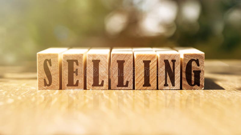 Wooden Cubes with the Word Telling in Black Letters Stock Image - Image ...