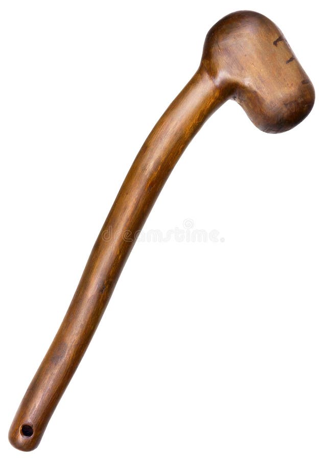 Wooden cudgel stock image. Image of white, prehistoric - 43969375