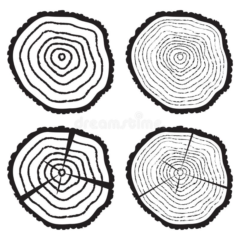 Log Black White Stock Illustrations – 9,966 Log Black White Stock ...