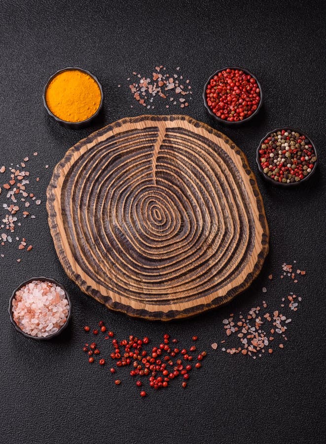 Wooden Cutting Board Blank As a Backdrop for Cooking in the Kitchen ...