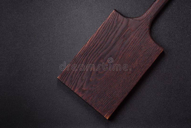 Wooden Cutting Board Blank As a Backdrop for Cooking in the Kitchen ...