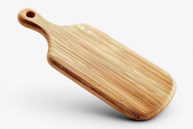 Wooden Cutting Board for Kitchen Use with a Smooth Surface and Rounded ...