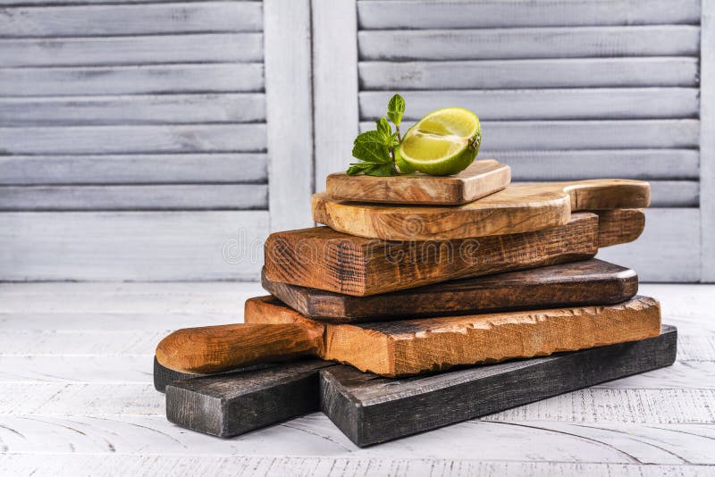 Wooden cutting boards stock image. Image of frame, clean - 144255823