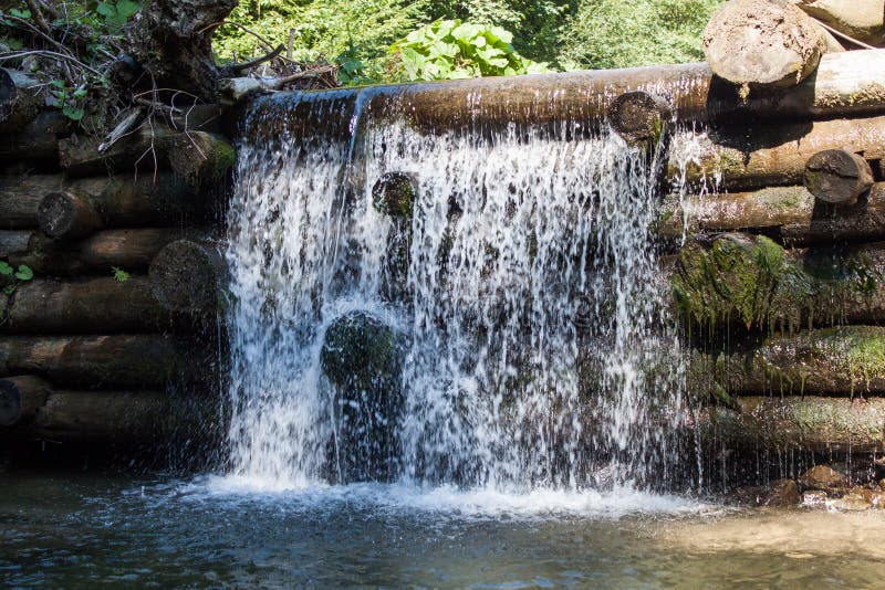 Wooden dam stock photo. Image of environment, nature - 106949358