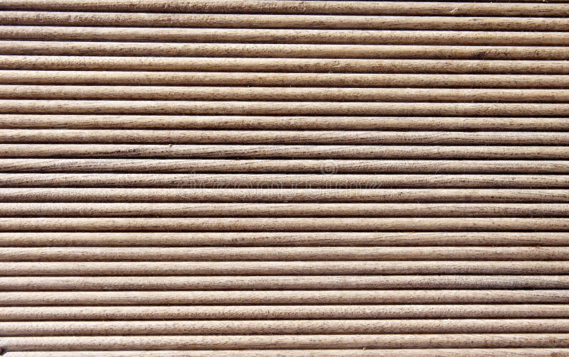 Wooden Brown Grooves Panel Closeup Stock Photo - Image of ...