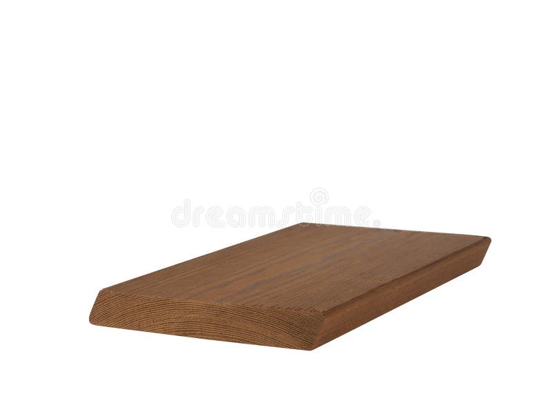 Wooden Decking Samples. Samples of Decking on White Isolated Background ...