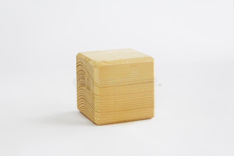 Wooden Decorative Cube with Patterns of Divorces on White Background ...