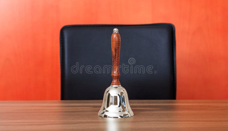 Wooden desk with a chair stock image. Image of call, business - 74740465