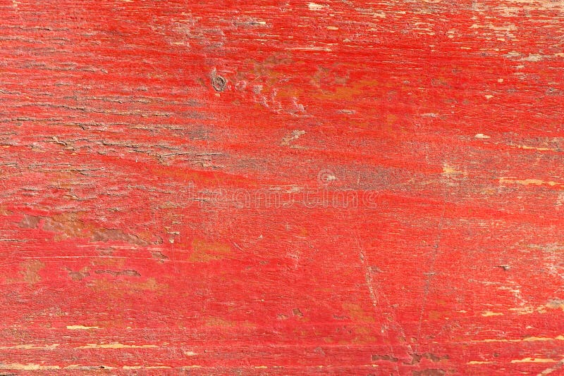 Wooden Desk Texture Painted in Red Color Stock Image - Image of ...