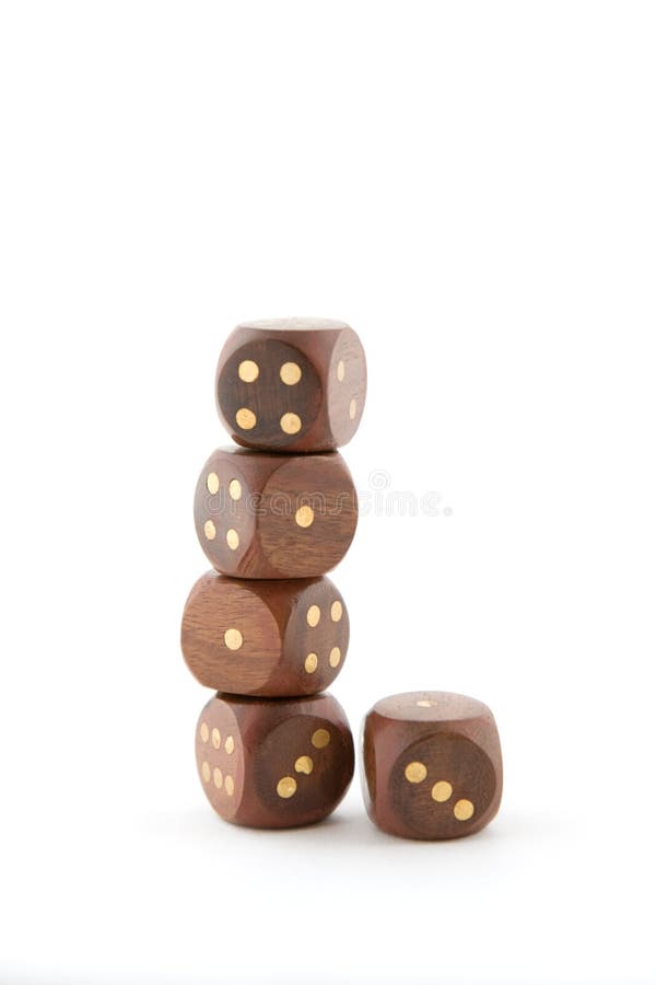 Wooden dice stock image. Image of square, reno, vegas - 11423653