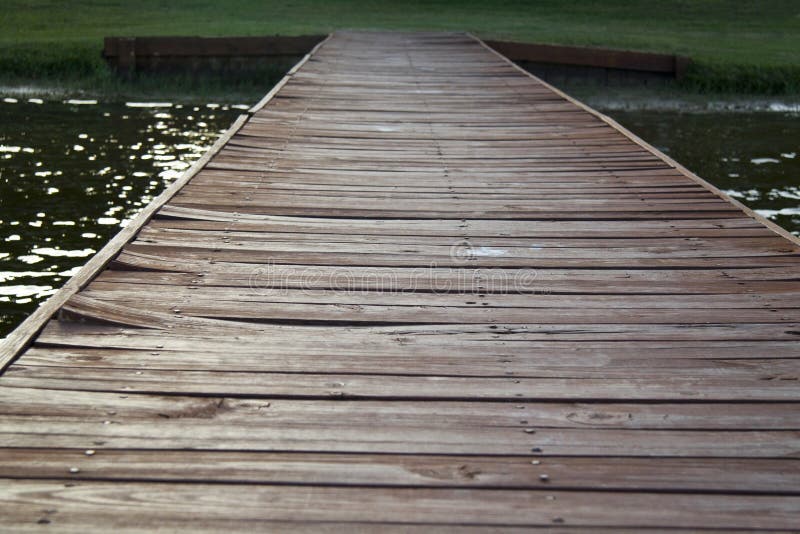 Wooden Dock stock photo. Image of deck, walk, lake, water - 16023796