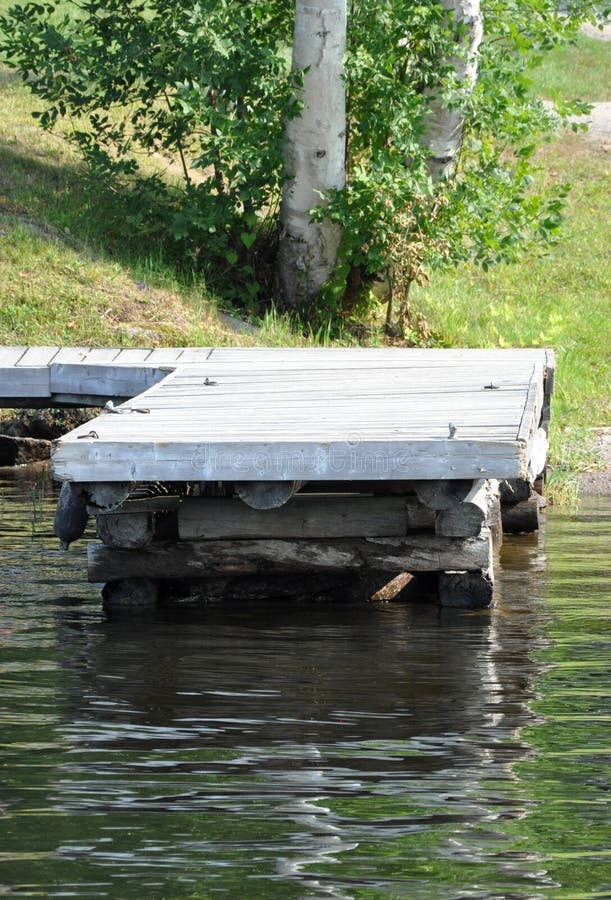 Wooden dock stock photo. Image of designs, home, backyard - 48949198