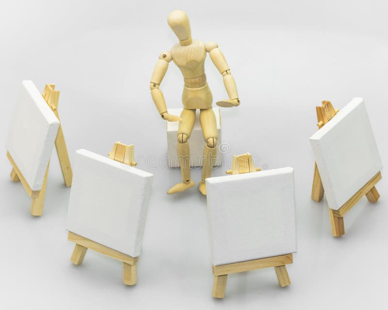 Wooden doll stock photo. Image of abstract, black, hands - 36999574