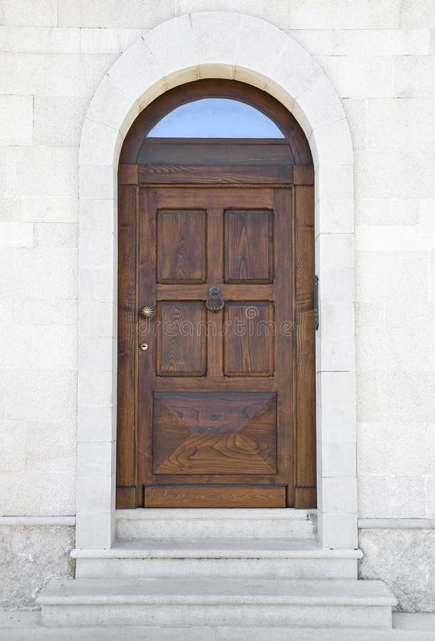 Front door. stock photo. Image of habitation, marble - 13552536