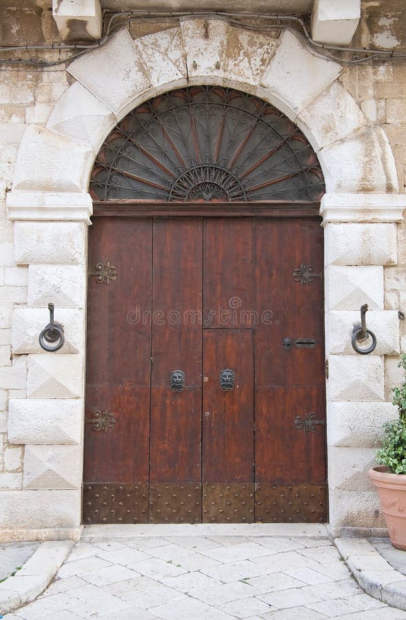 Front door. stock photo. Image of habitation, marble - 13552536