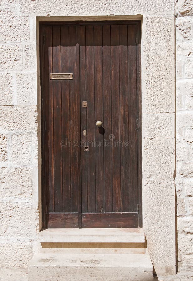 Front door. stock photo. Image of habitation, marble - 13552536
