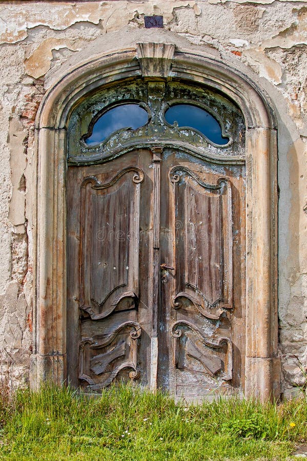 Wooden door stock image. Image of paint, beautiful, house - 41132183