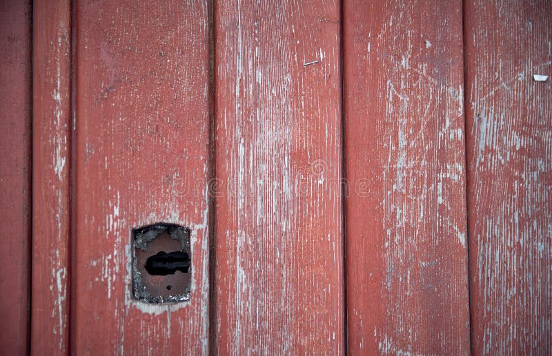 Wooden Door with a Keyhole. Texture Stock Image - Image of brown ...