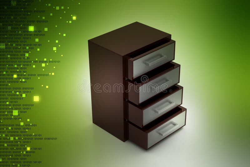 Wooden drawer stock illustration. Illustration of material - 74141769