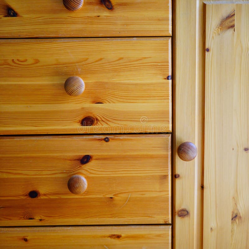 Wooden drawers close up stock image. Image of drawers - 262423763