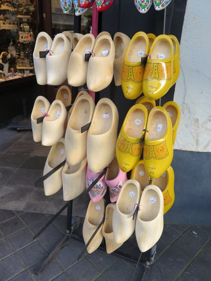 Wooden Dutch Clogs stock image. Image of decorated, dutch - 84147453