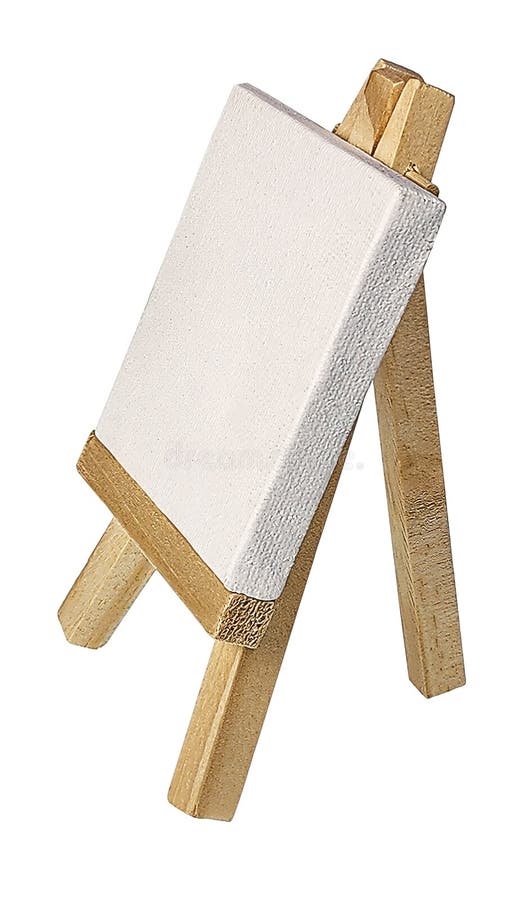 Easel and Canvas Angled stock image. Image of canvas - 340263853
