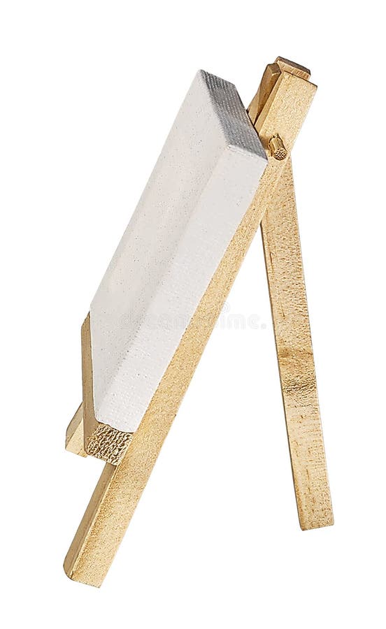 Easel and Canvas Side View stock photo. Image of painting - 340244086