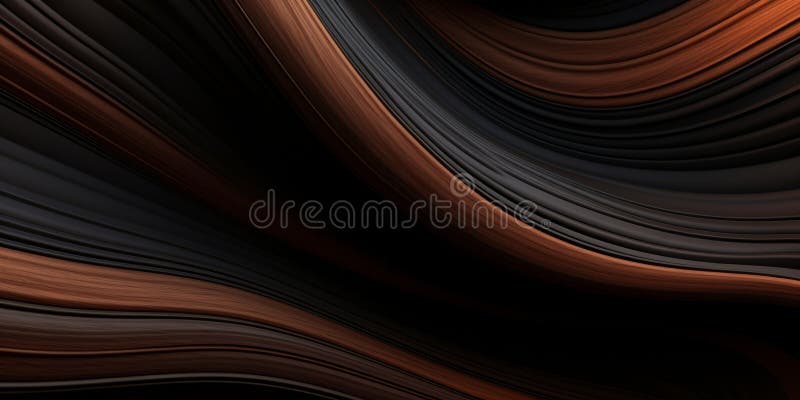 Wooden Ebony Creative Abstract Wavy Texture. Stock Illustration ...