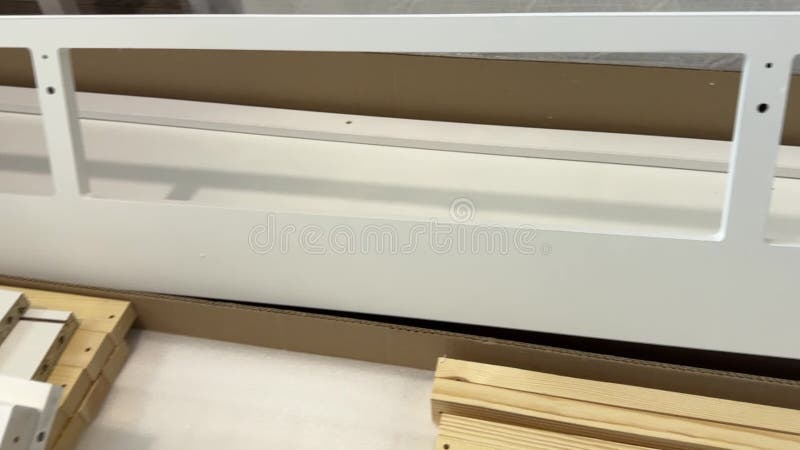 Wooden Elements for Assembling an Ottoman. Self-assembly Furniture ...